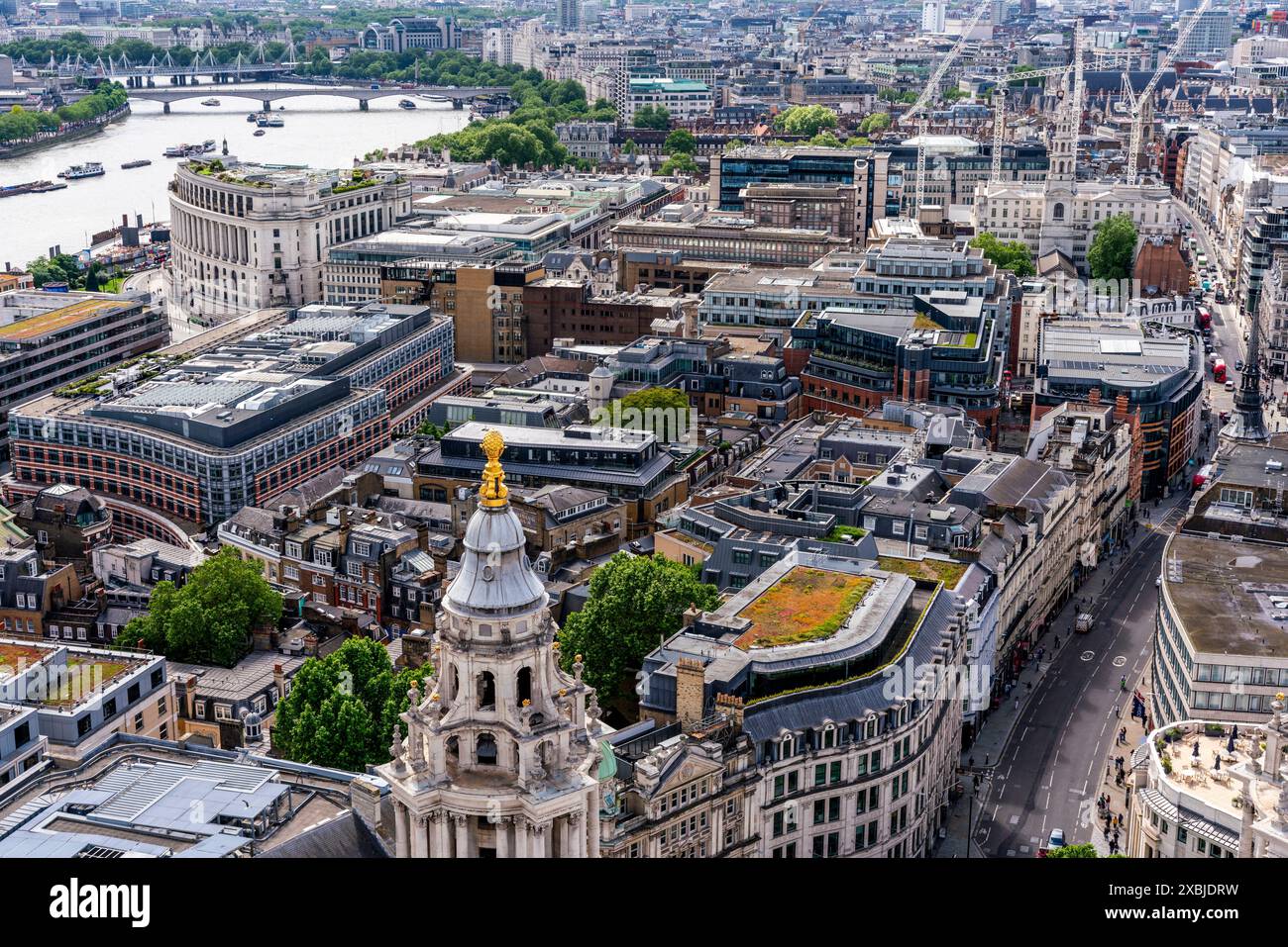 Views Looking Toward The West of London From St Paul's Cathedral ...