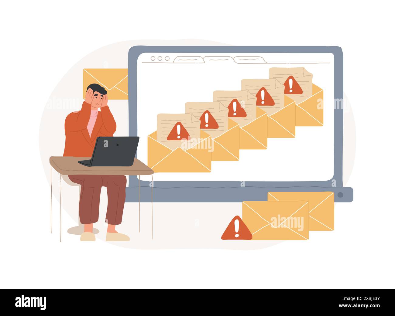 Spam isolated concept vector illustration Stock Vector Image & Art - Alamy