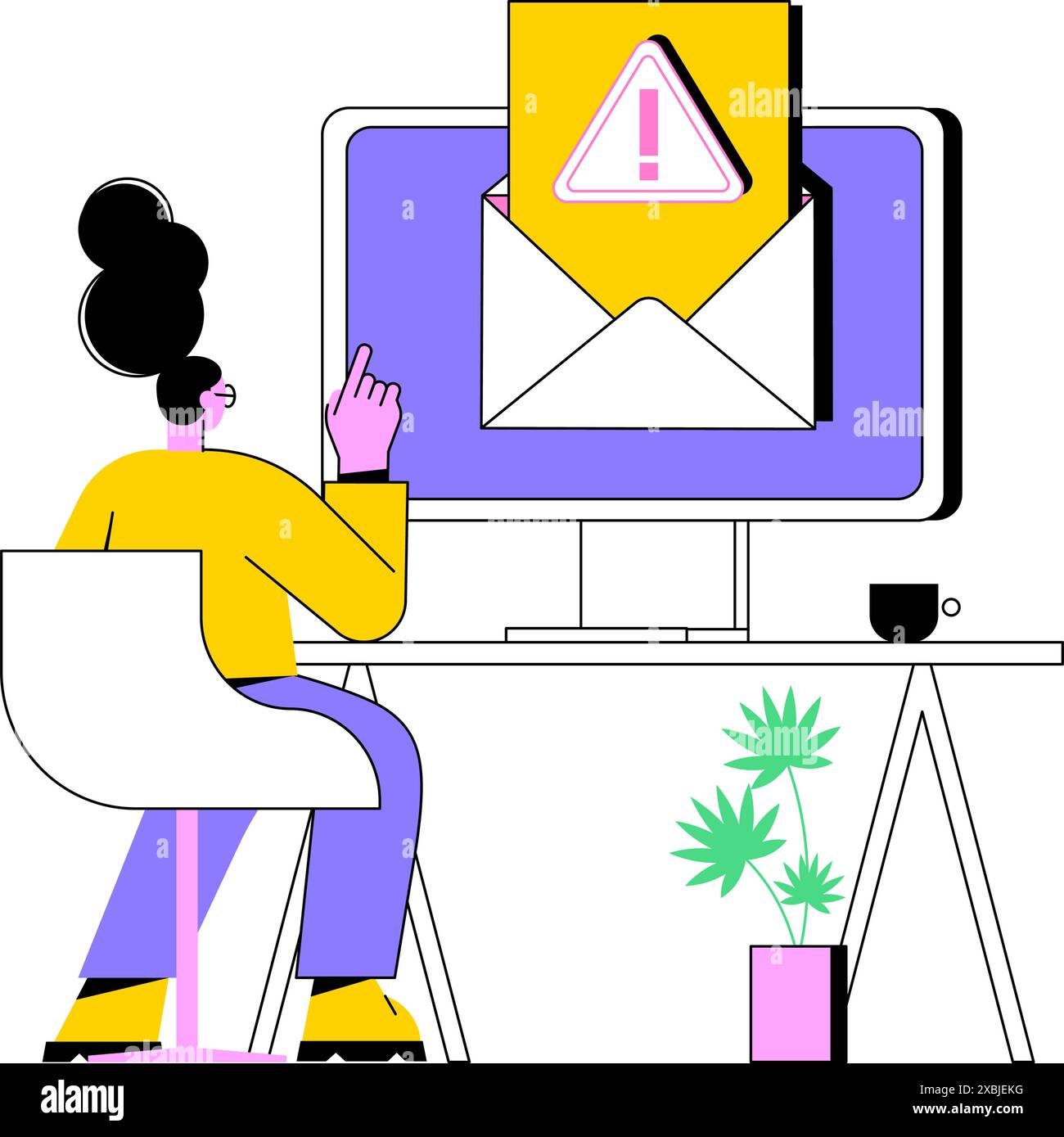 Infected attachments Cut Out Stock Images & Pictures - Alamy