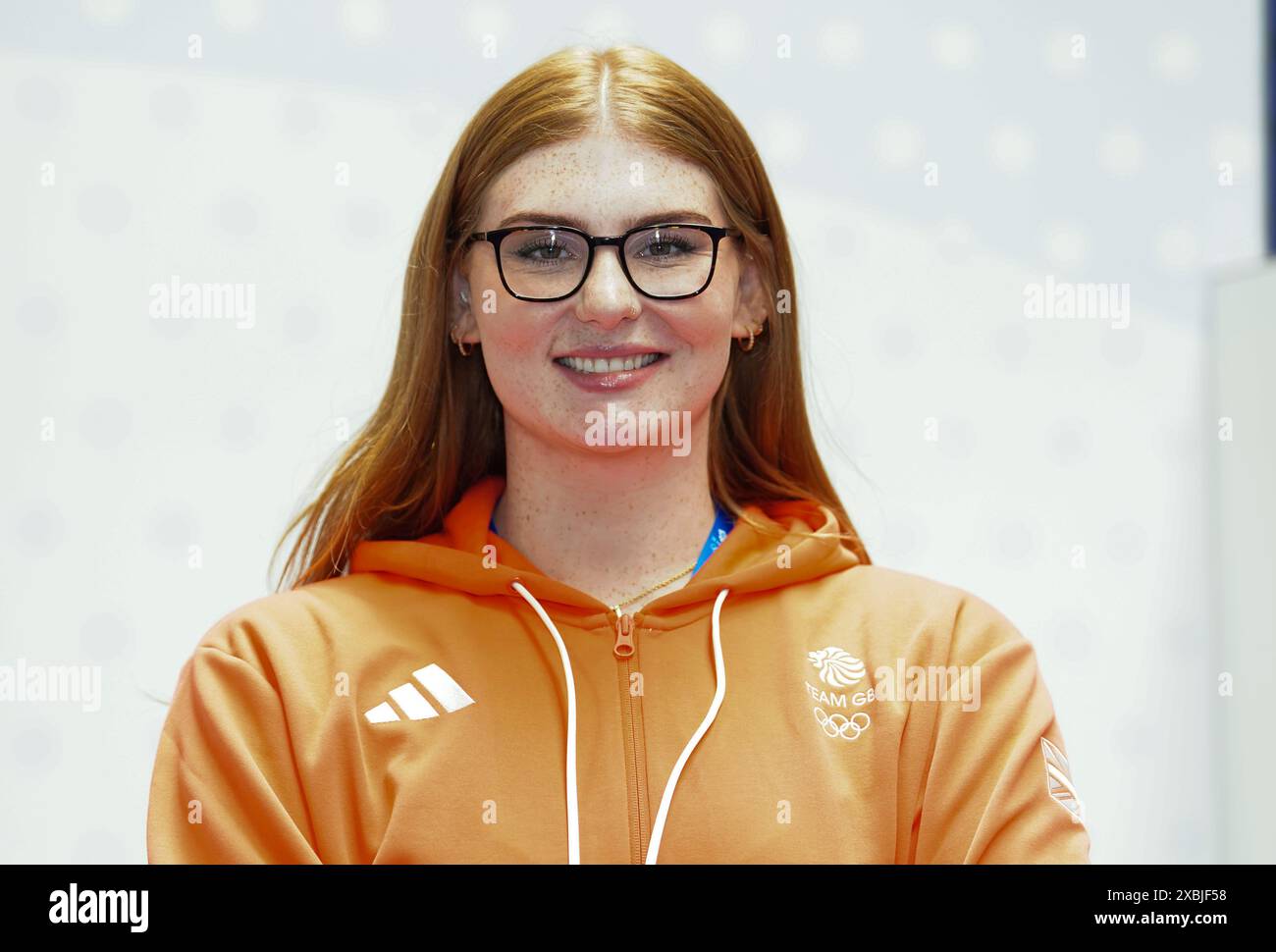 Freya Anderson during a Team GB kitting out session ahead of the 2024 ...