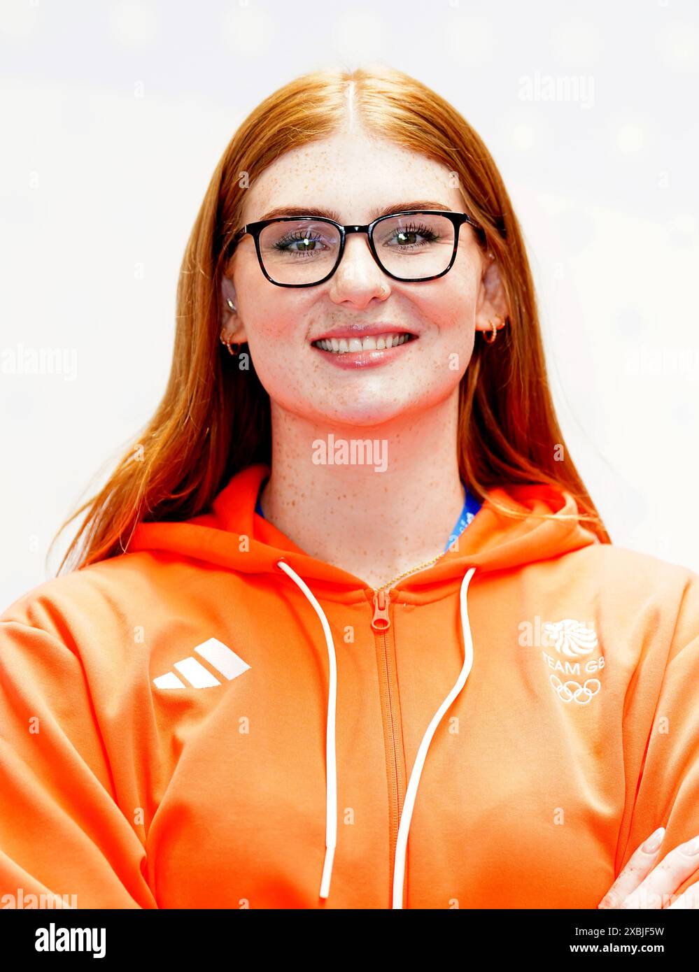 Freya Anderson during a Team GB kitting out session ahead of the 2024 ...
