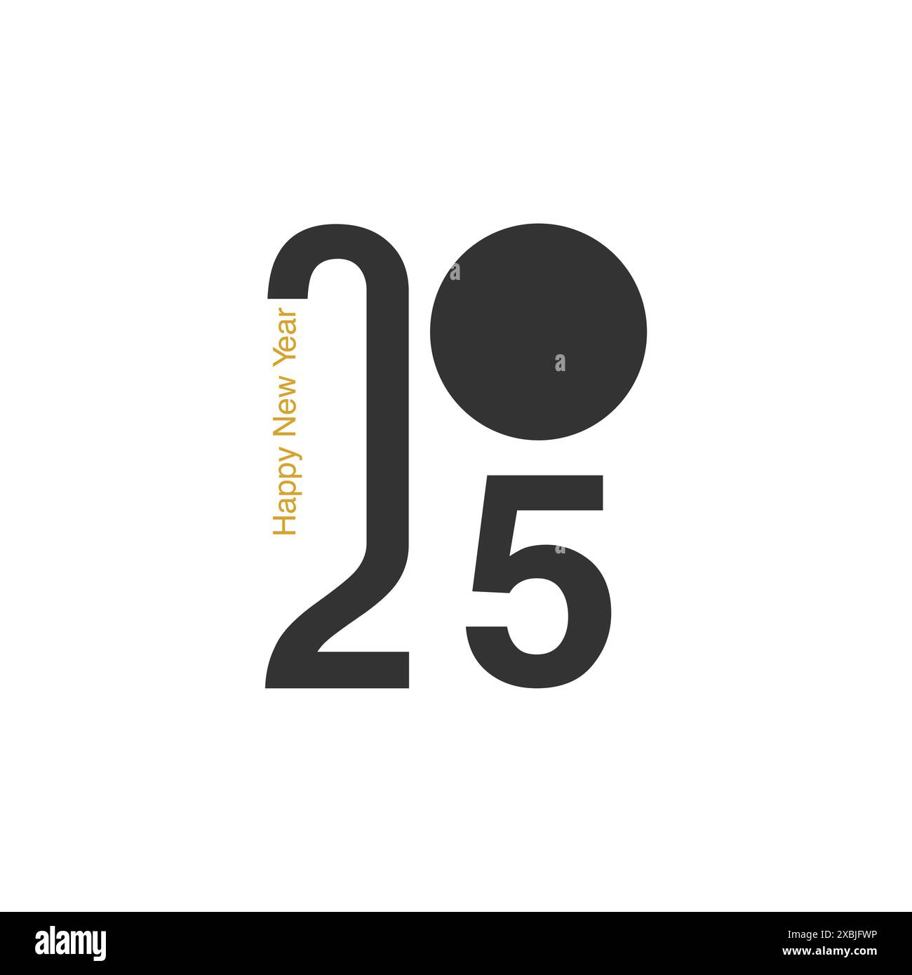 2025 New Year poster, Design templates. For celebration and season ...