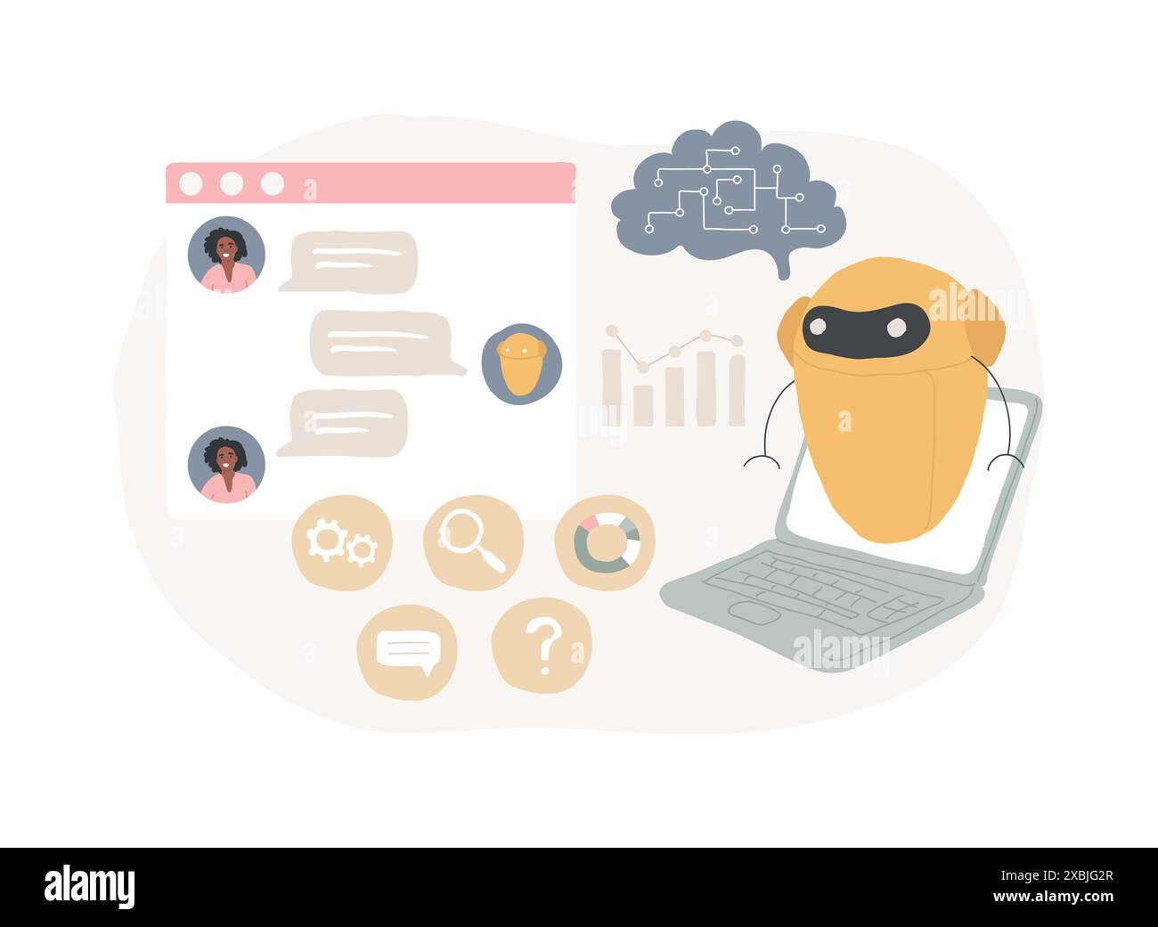 Ai driven chatbot Cut Out Stock Images & Pictures - Alamy