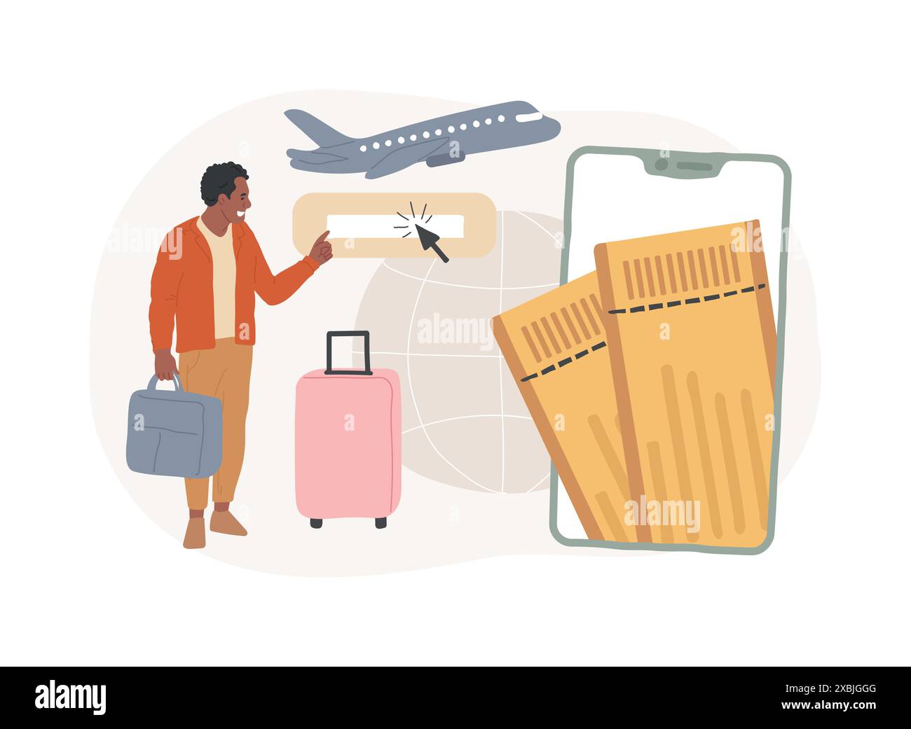 Buying tickets online isolated concept vector illustration Stock Vector ...
