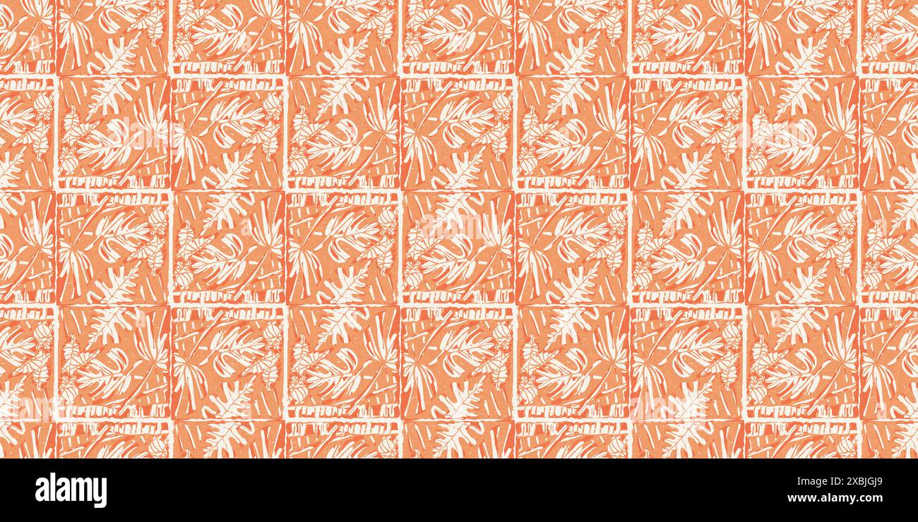 Peach fuzz botanical border texture background with color of the year ...