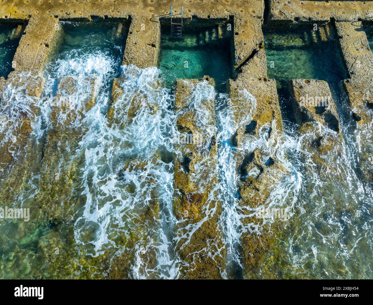 aerial View of the Roman Baths in Malta. Sliema Stock Photo - Alamy