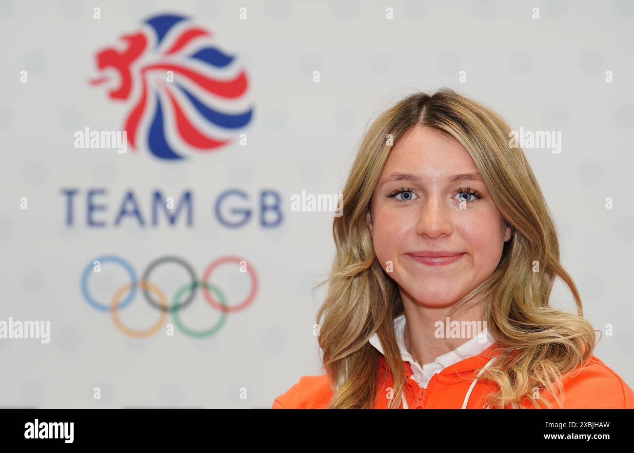 Keanna Macinnes during a Team GB kitting out session ahead of the 2024 ...