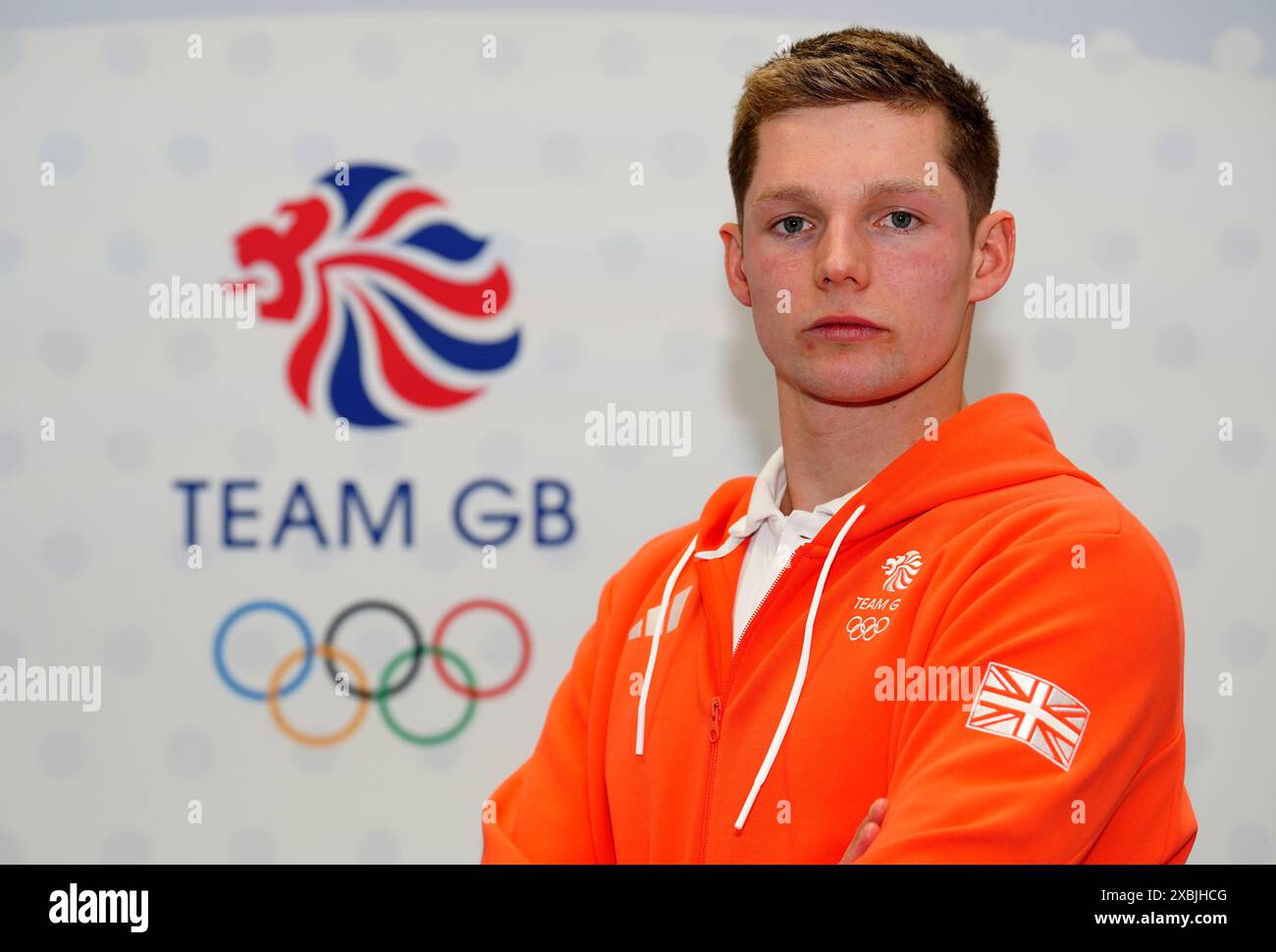 Duncan Scott during a Team GB kitting out session ahead of the 2024 ...