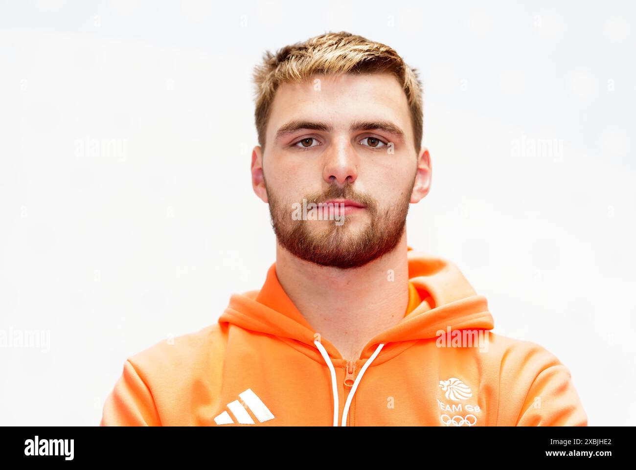 Jacob Whittle during a Team GB kitting out session ahead of the 2024 ...