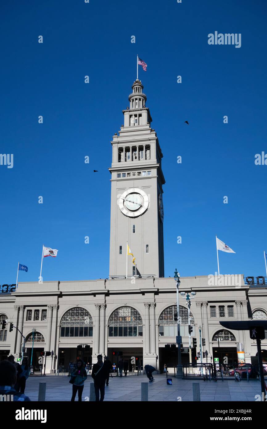 San Francisco Ferry Building California USA Stock Photo - Alamy