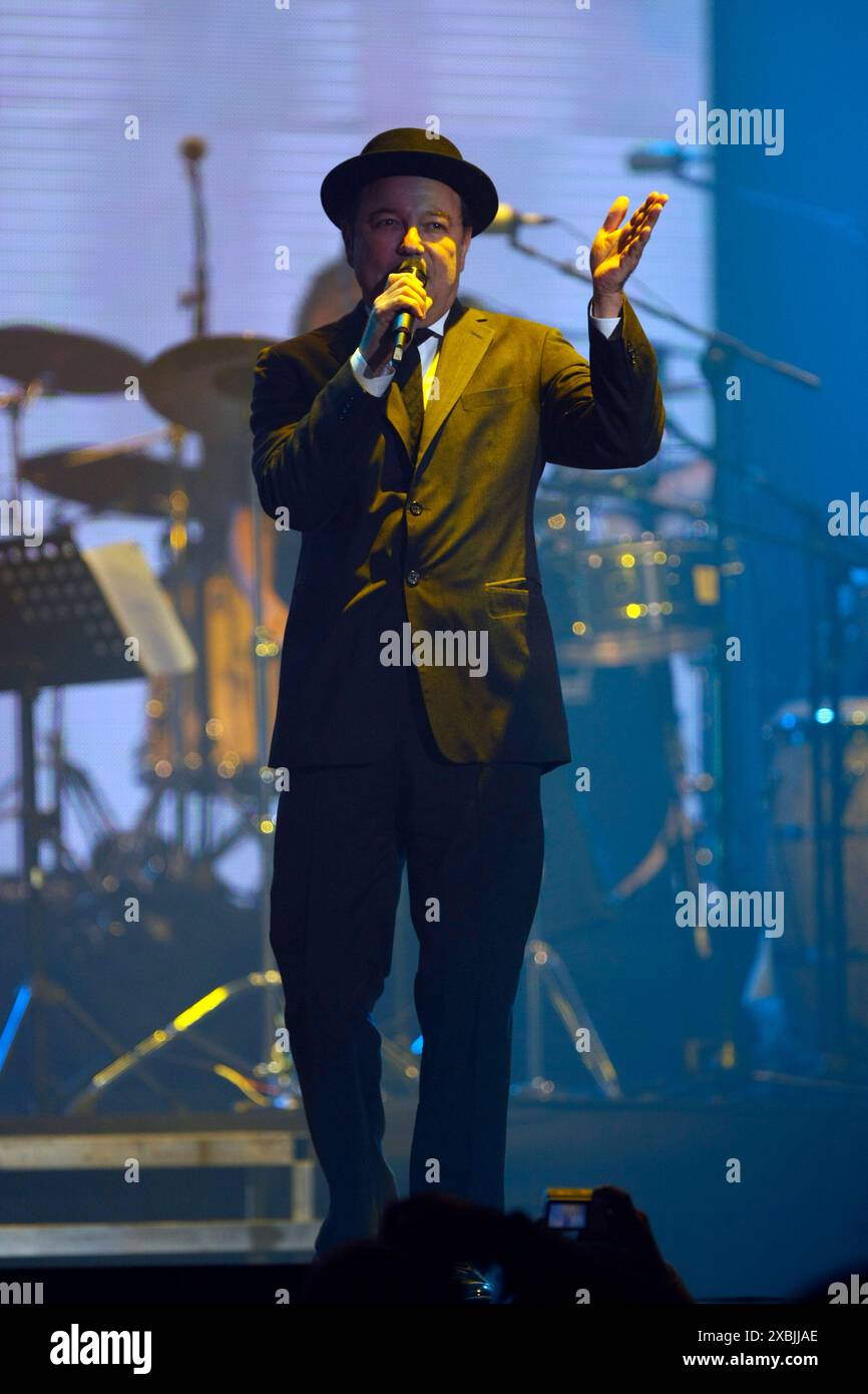 Maracaibo,Venezuela,16-02-2011.Ruben Blades, singer and composer of the ...