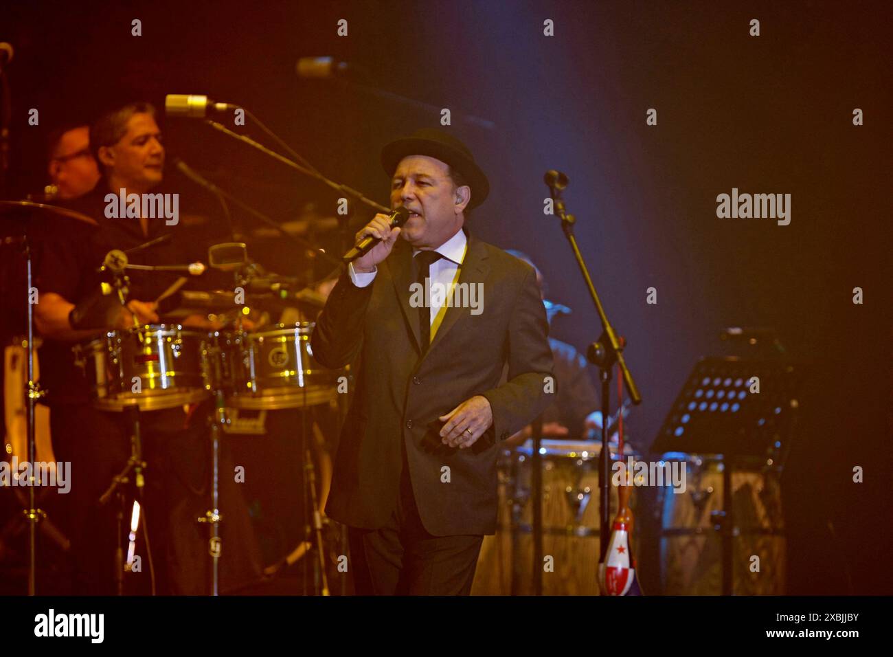 Maracaibo,Venezuela,16-02-2011.Ruben Blades, singer and composer of the ...