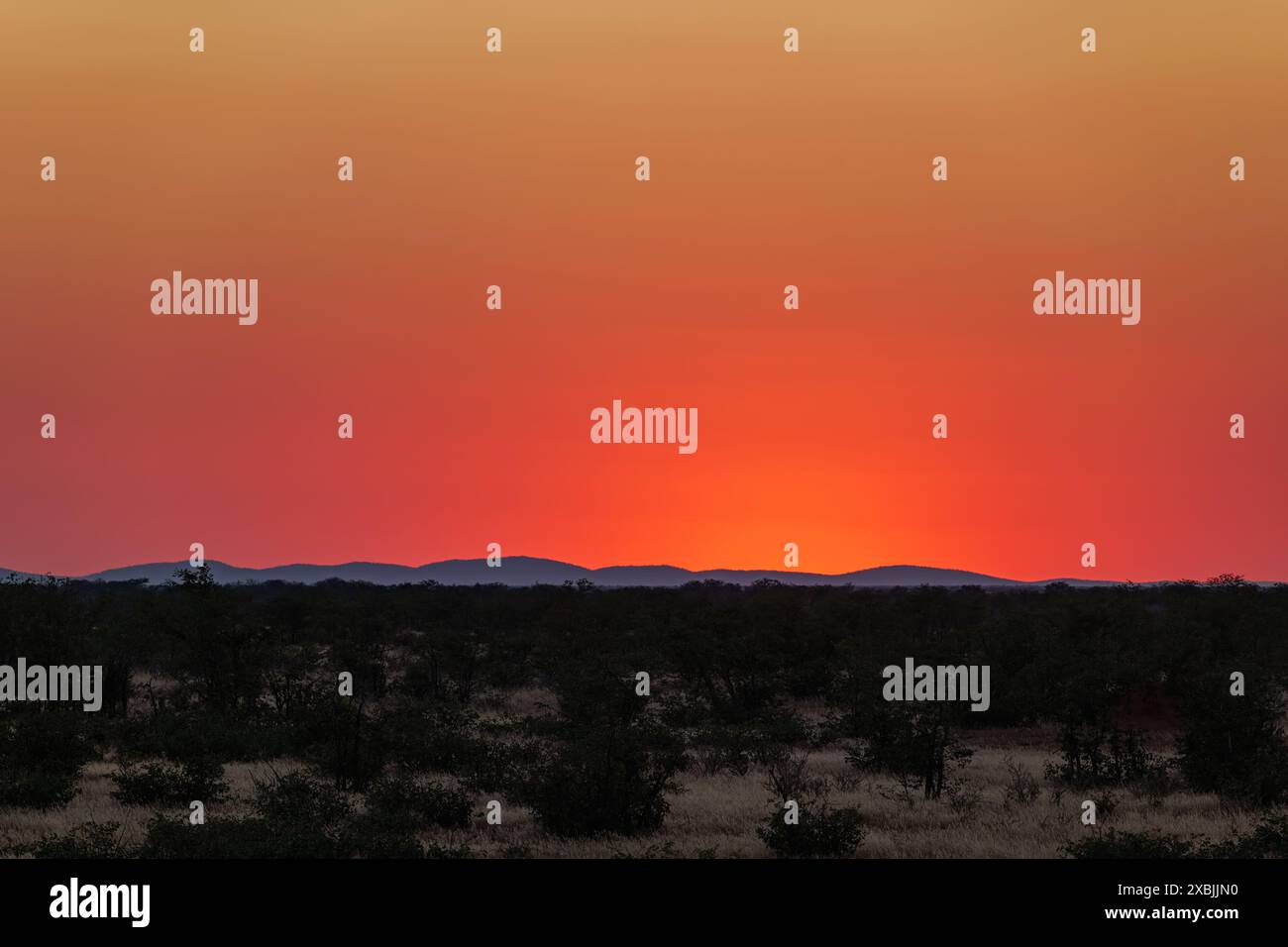 Sunset in Namib Desert in Namibia Stock Photo - Alamy