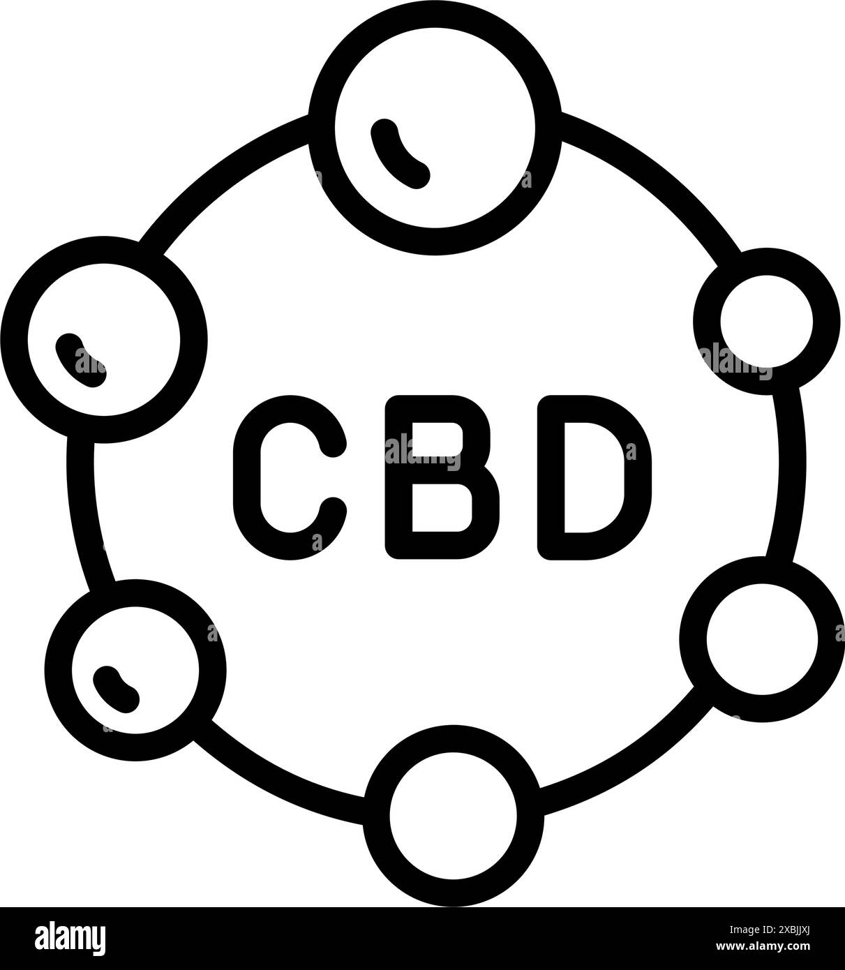 Medical marijuana or CBD weed extract pills, vector symbol. Cannabis ...