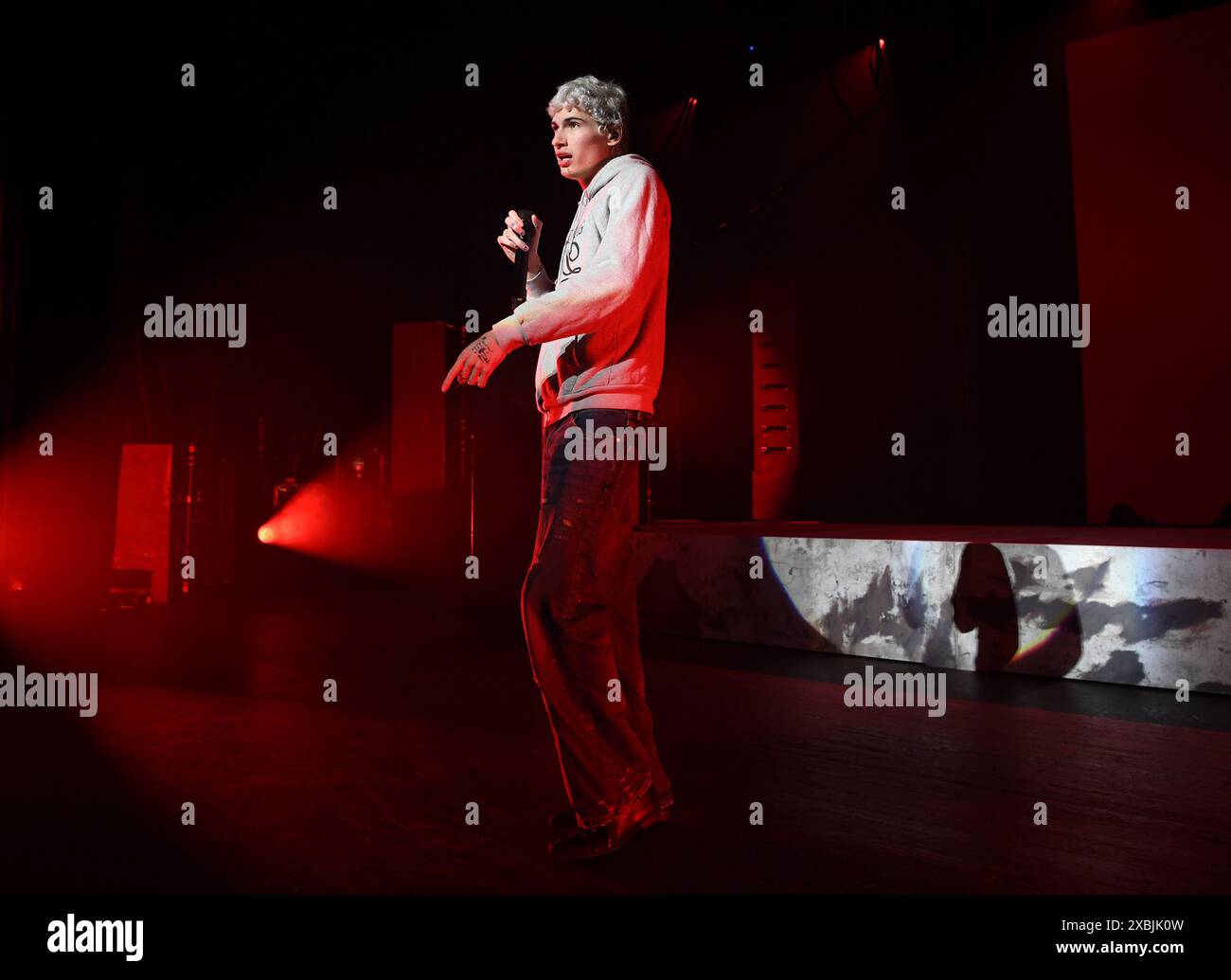 Miami Beach, FL, USA. 11th June, 2024. Glaive performs during The First ...