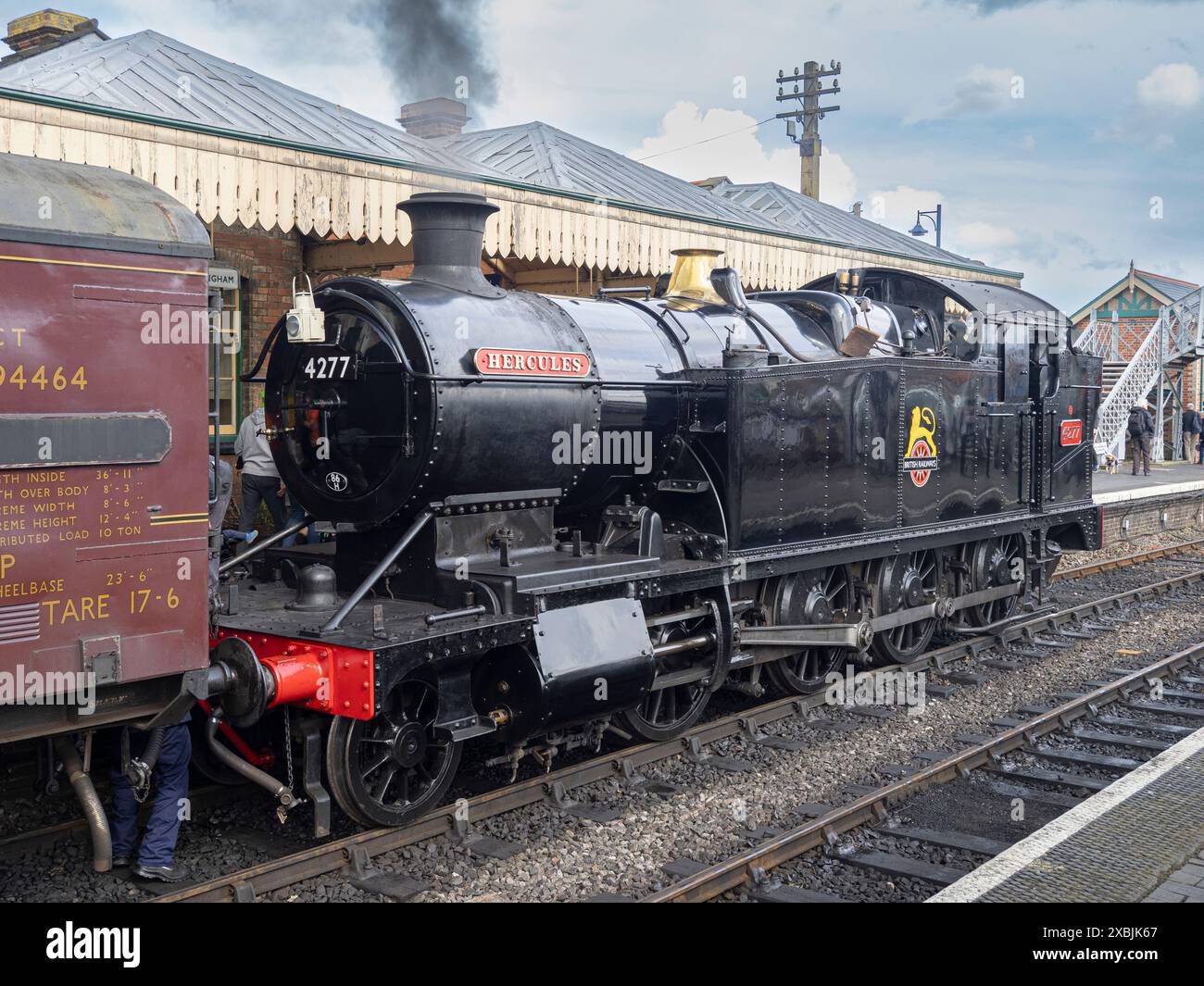 Great Western Railway Class 42XX 2-8-0 4277 “Hercules” Stock Photo - Alamy