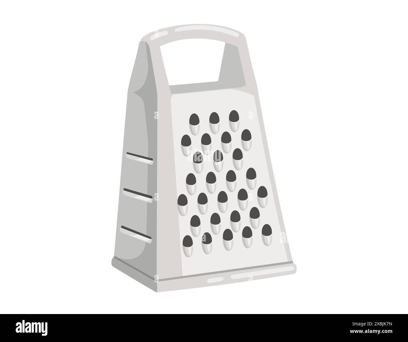 Grater for vegetables. Vector illustration isolated on white background ...
