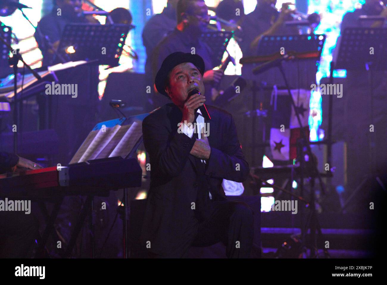 Maracaibo,Venezuela,16-02-2011.Ruben Blades, singer and composer of the ...