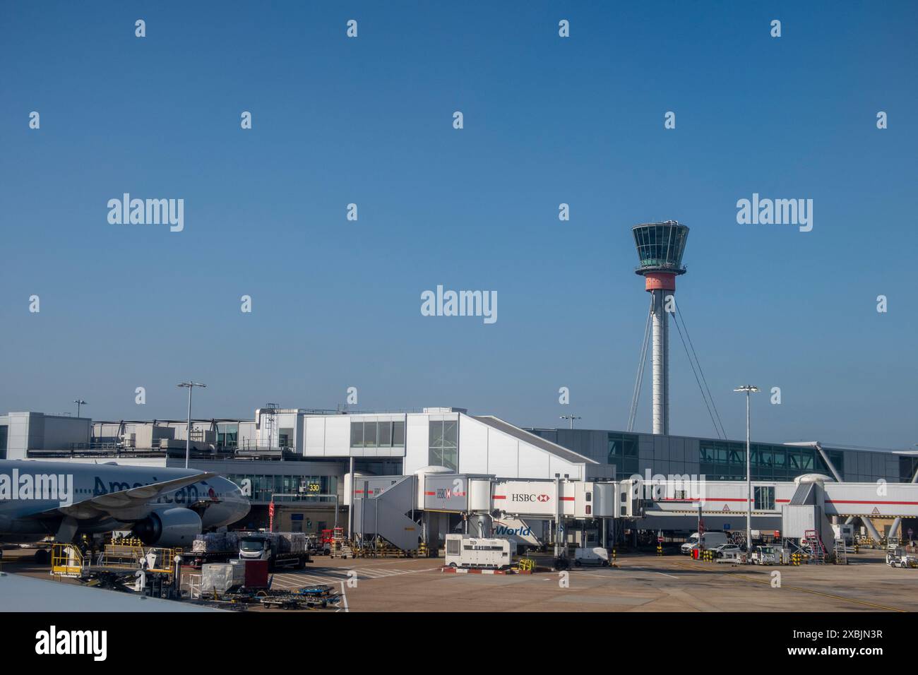 The control tower at Heathrow Airport in London, UK Stock Photo - Alamy