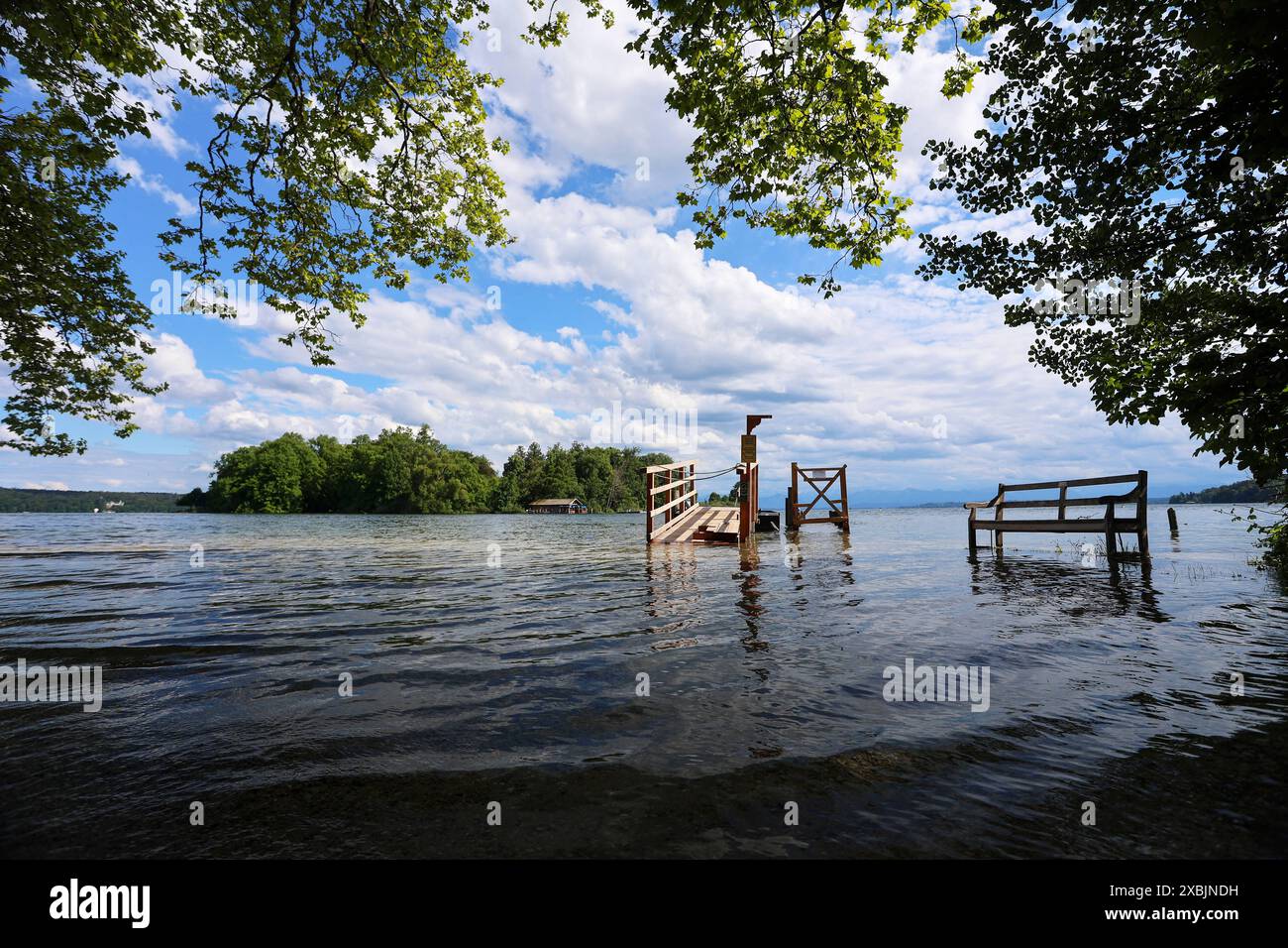 Feldafing, Bayern, Deutschland 12. Juni 2024: Ein Sommertag bei ...