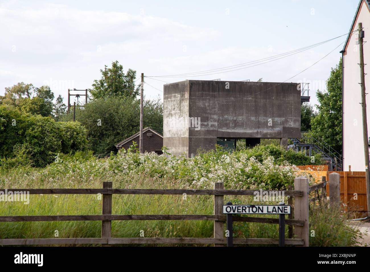 Water tower in brutalist architecture at Overton Lane, King,s Lynn ...