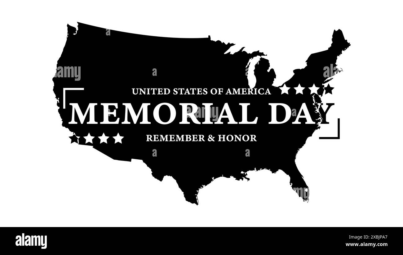 Remembrance Day - Remember and Honor poster. Celebrating US Memorial ...