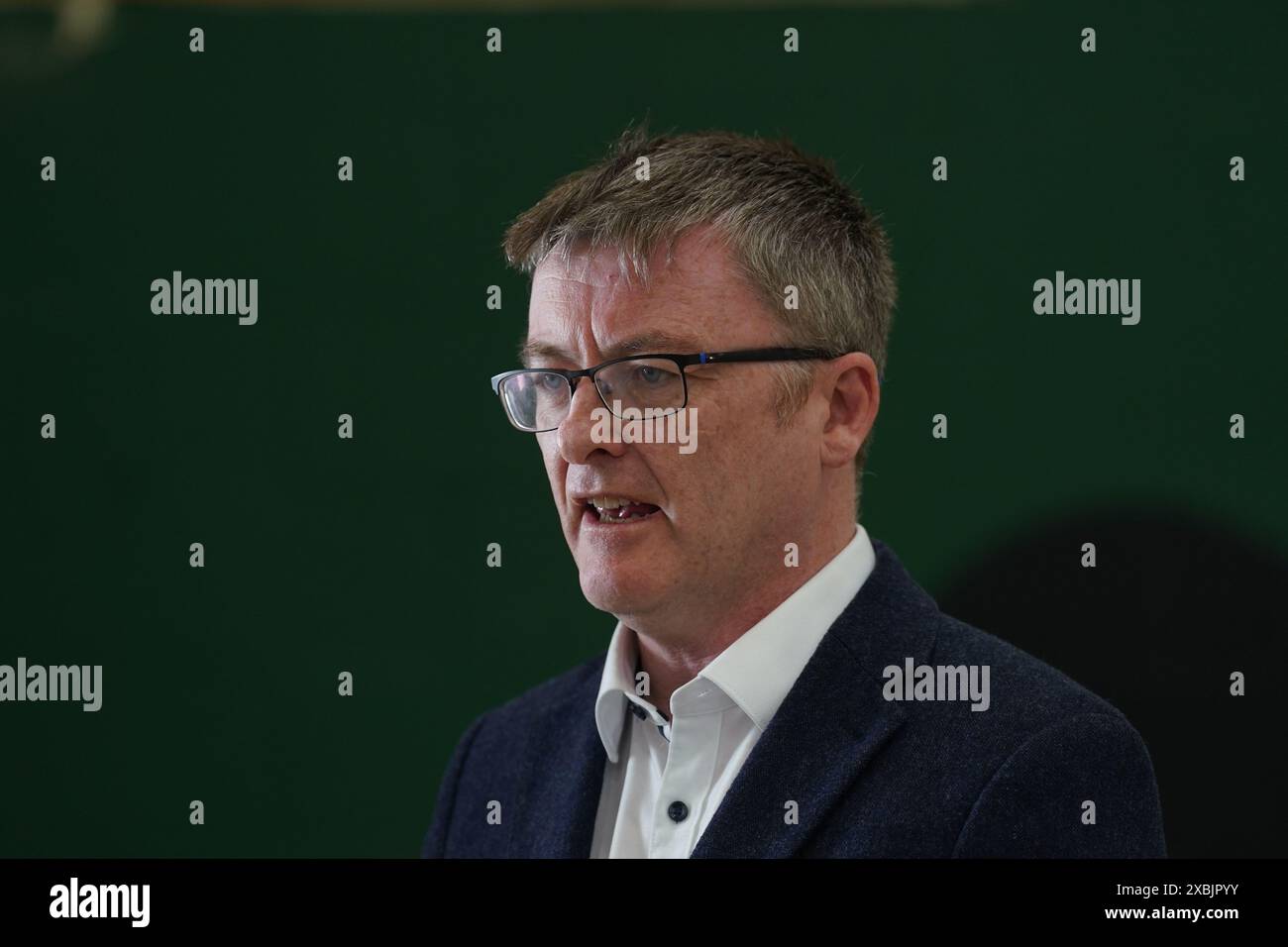 Sinn Fein TD David Cullinane at the count centre as counting continues ...