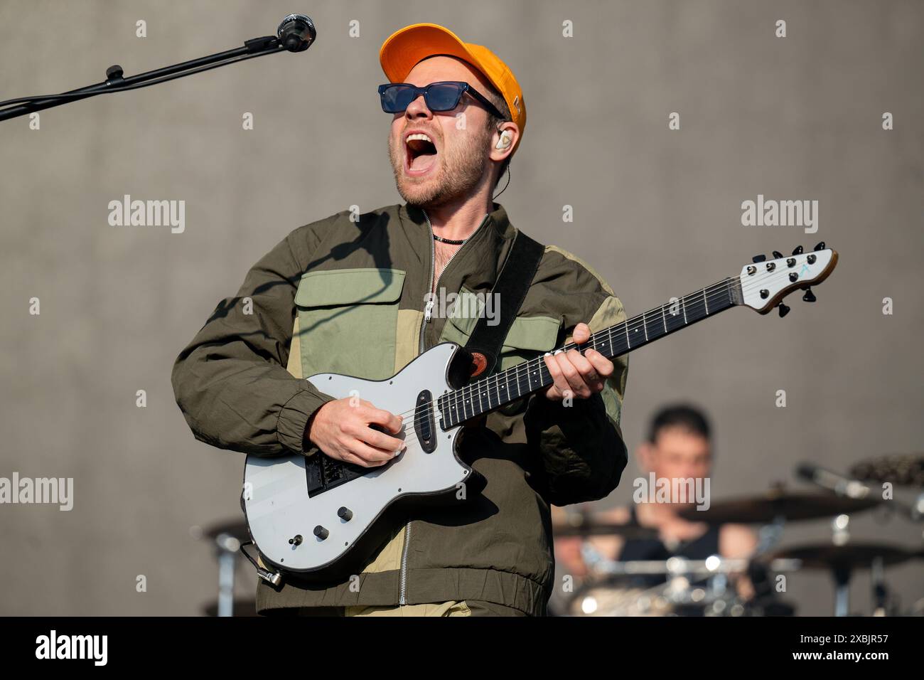 Hradec Kralove, Czech Republic. 12th June, 2024. Singer Rou Reynolds of ...