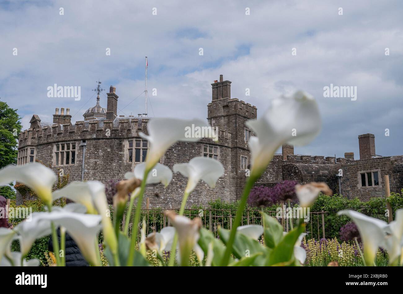 Walmer Castle near Deal and Dover in Kent, home of Lords Warden of the ...