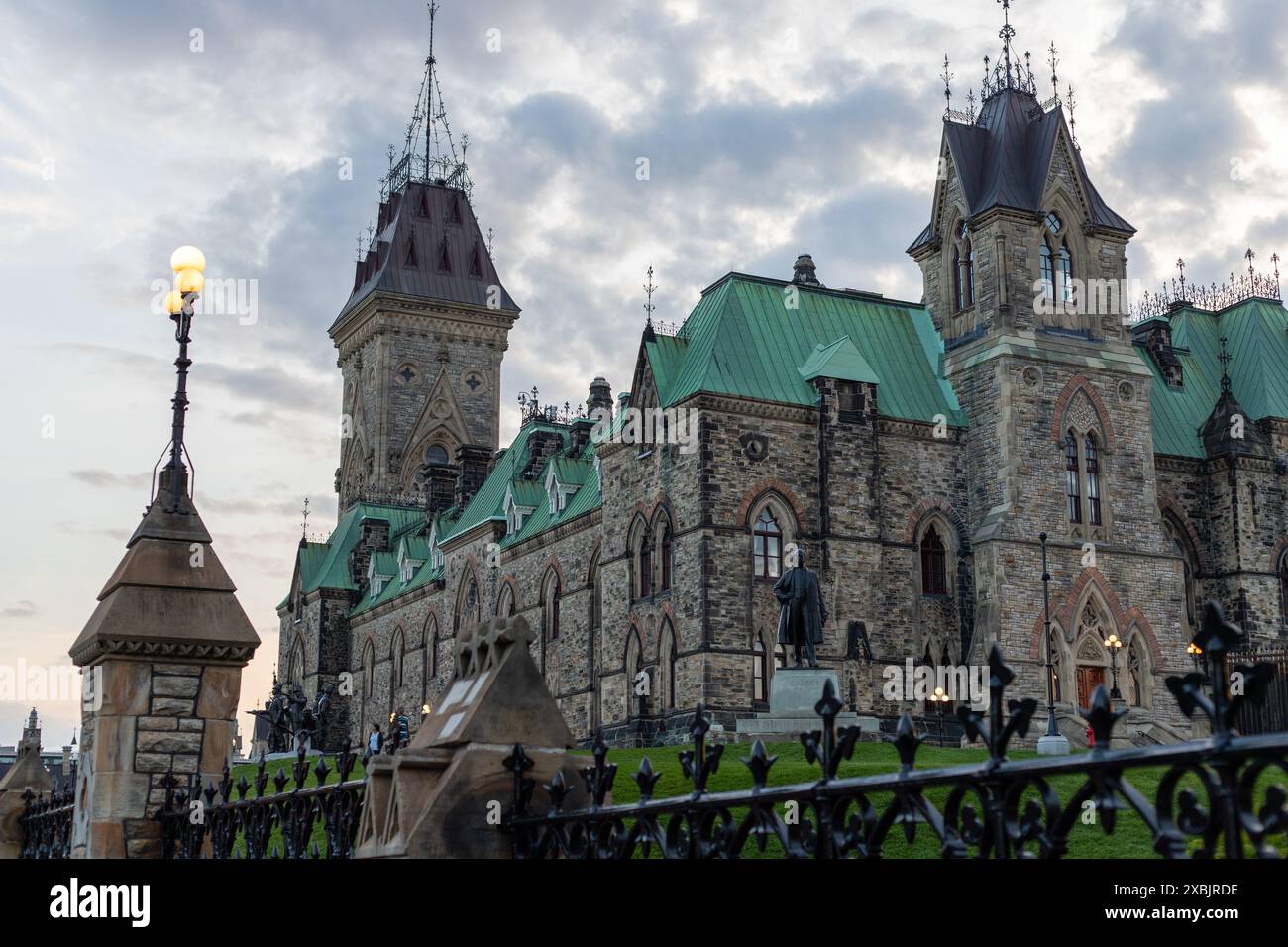 Ottawa, Canada - May 16, 2024: Canadian Parliament Hill, East Block ...