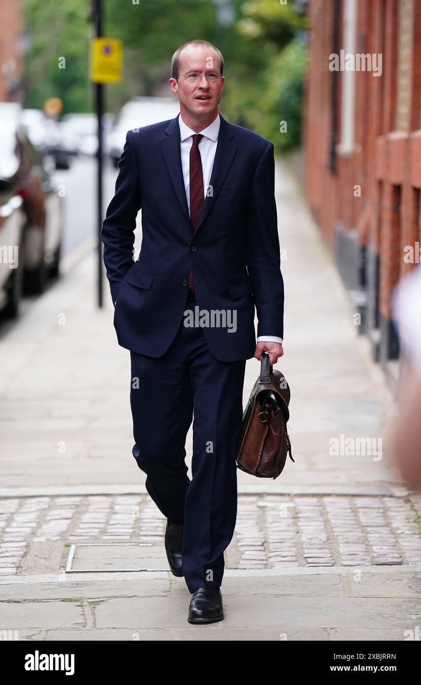 Matthew Elliott, Lord Elliott of Mickle Fell, arrives at a fundraiser ...