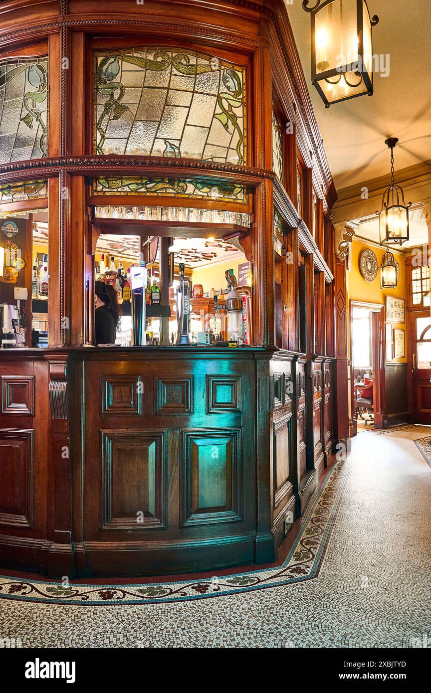Interior of the Black Horse pub in Preston,uk Only pub in the country ...