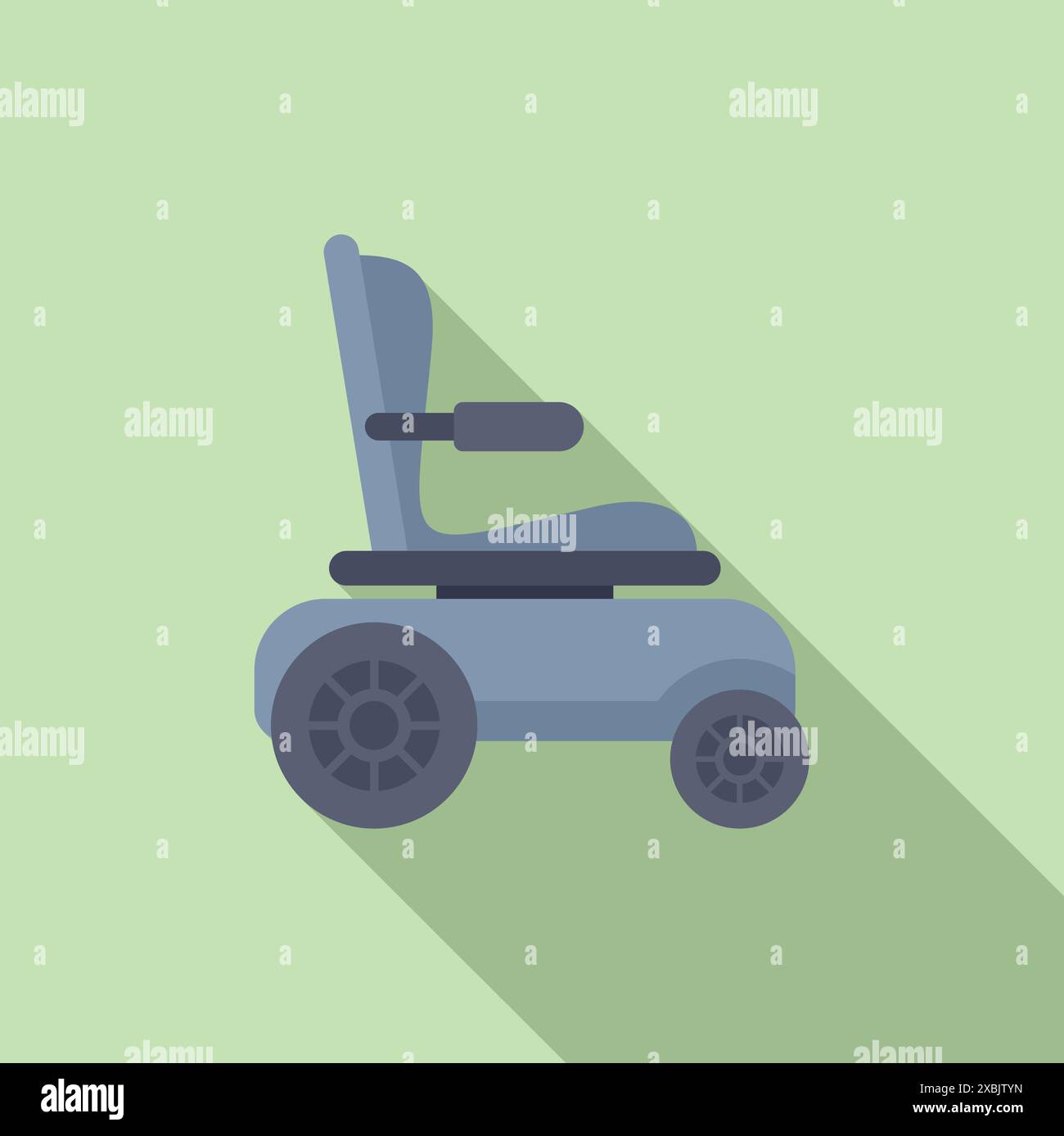 Modern electric wheelchair, offering independence and mobility to ...