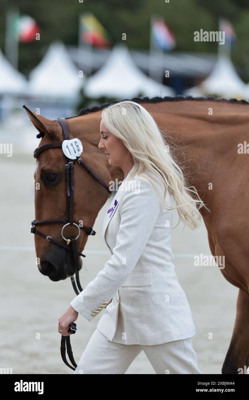 Yasmin Ingham of Great Britain with Rehy Dj during the CCI5* first ...