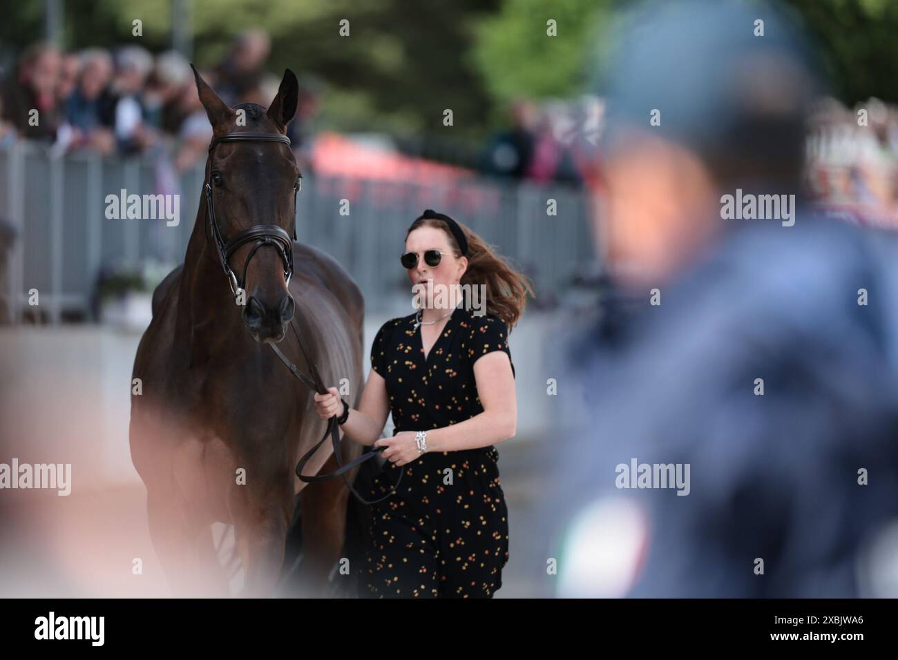Susannah Berry of Ireland with Monbeg By Design during the CCI5* first ...