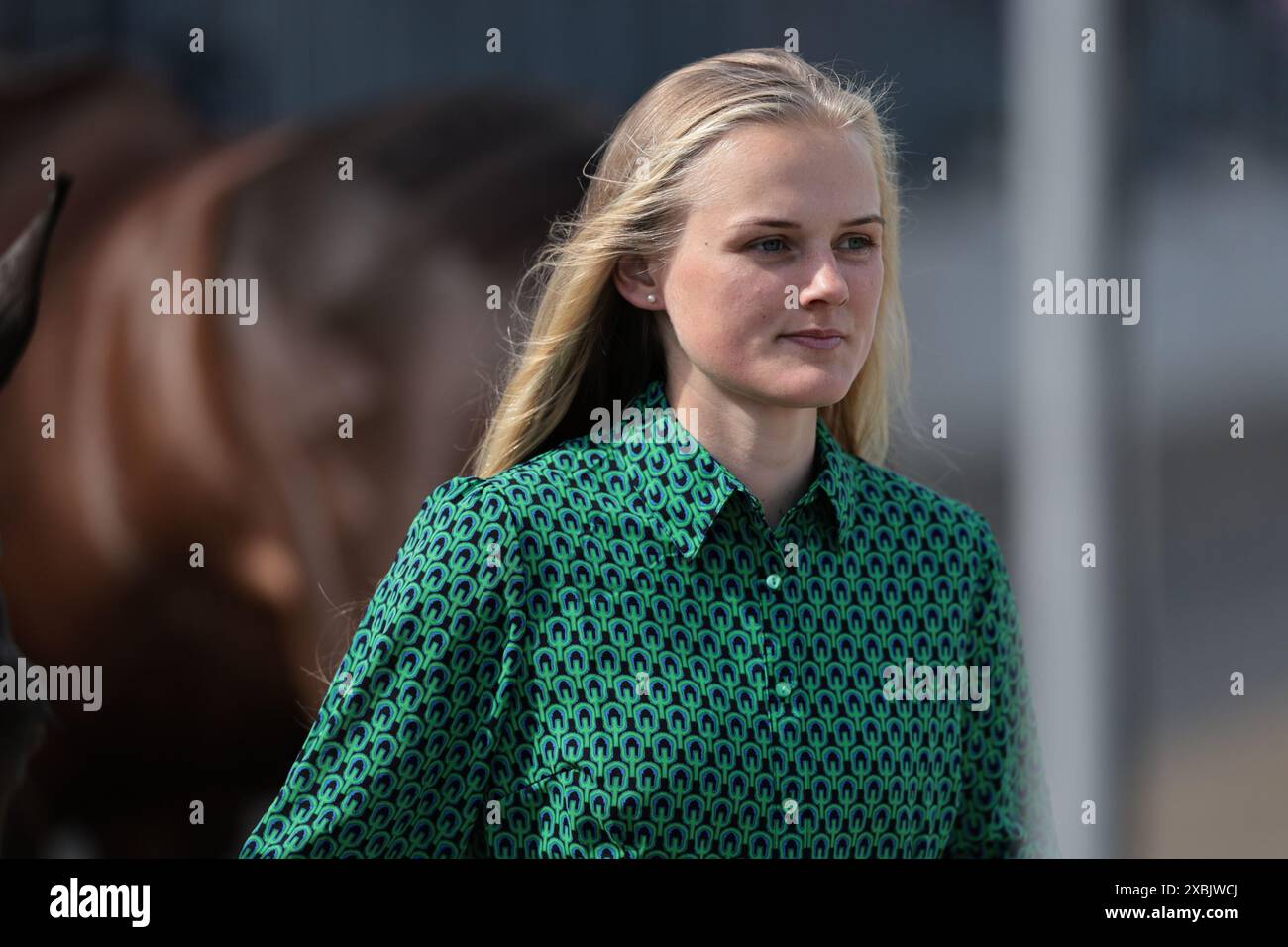 Jennifer Kuehnle of Ireland with Polly Blue Eyes during the CCI5* first ...