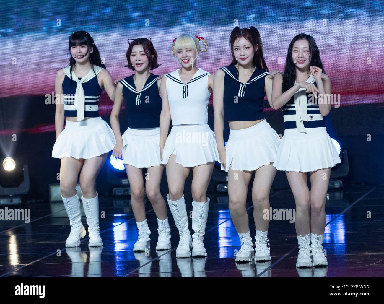 Goyang, South Korea. 12th June, 2024. South Korea K-Pop girl group SPIA ...