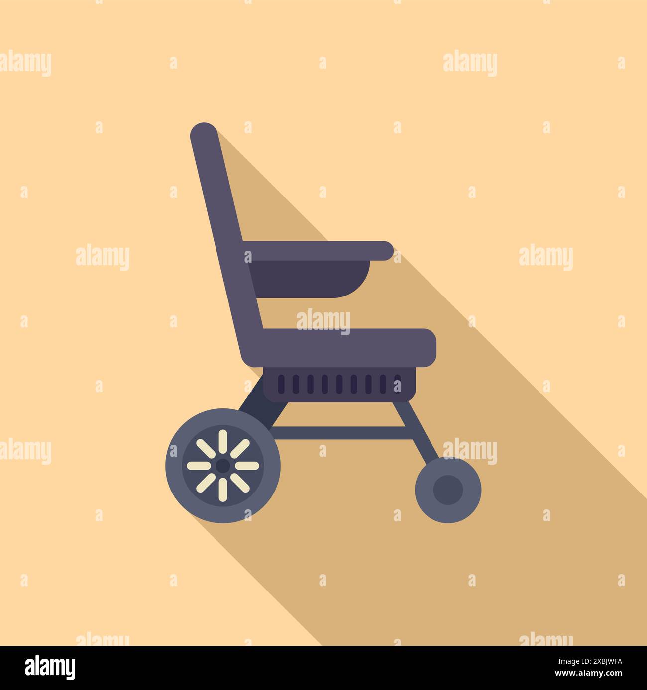 Modern electric wheelchair, offering enhanced mobility and independence ...