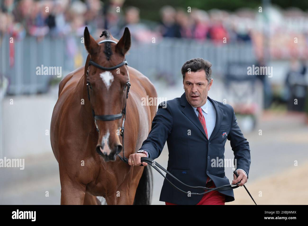 Cedric Lyard of France with Unum De'Or during the CCI5* first horse ...