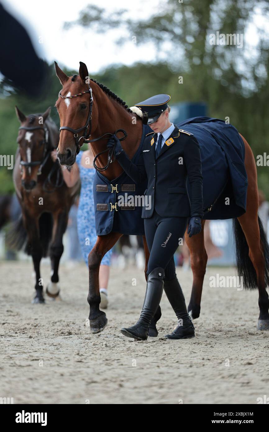 Libussa Lübbeke of Germany with Caramia 34 during the CCI5* first horse ...