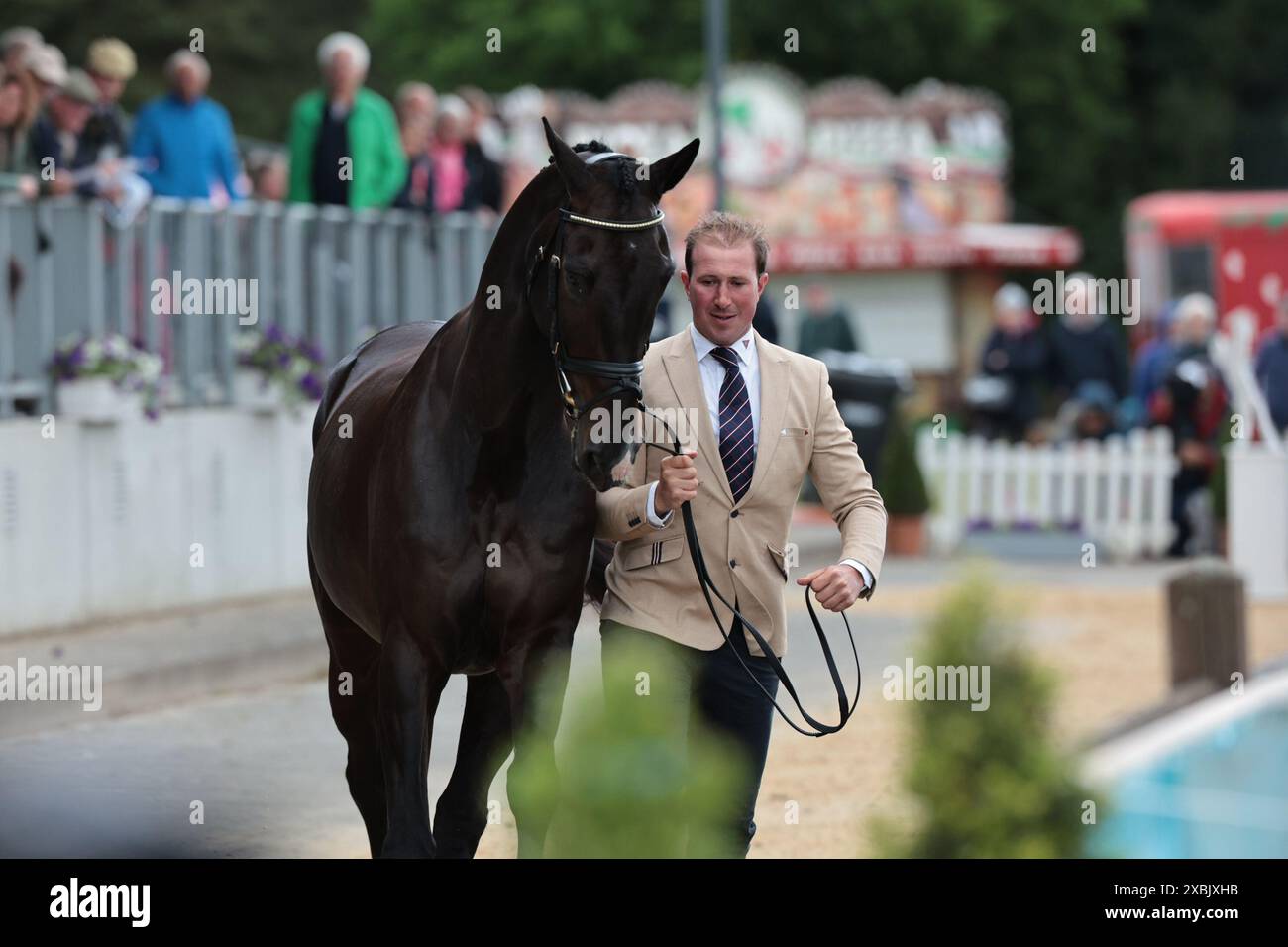 David Doel of Great Britain with Galileo Nieuwmoed during the CCI5 ...