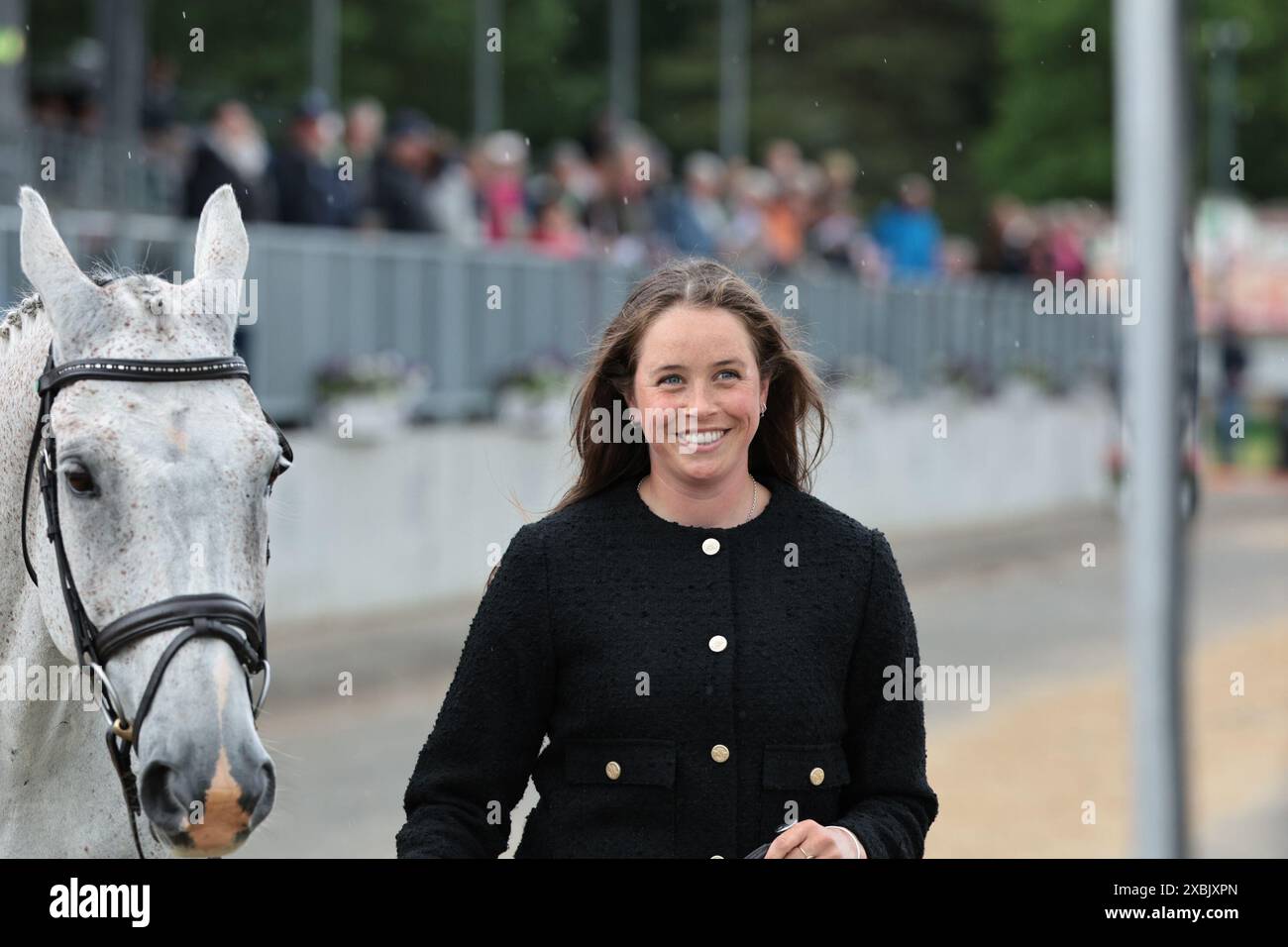 Katie Bleloch of Great Britain with Goldlook during the CCI5* first ...