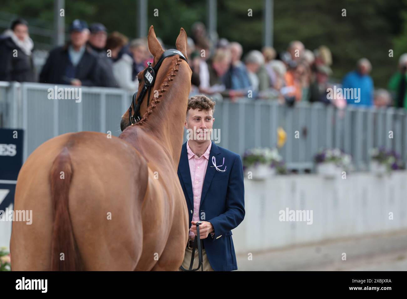 Robbie Kearns of Ireland with Ballyvillane Obos during the CCI5* first ...