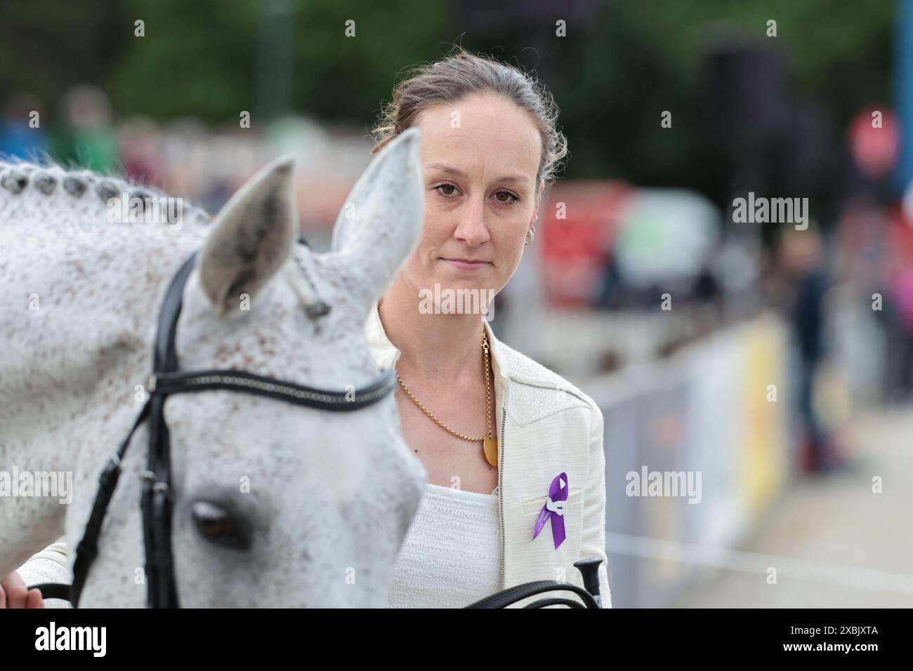 Isabella Innes Ker of Great Britain with Highway during the CCI5* first ...