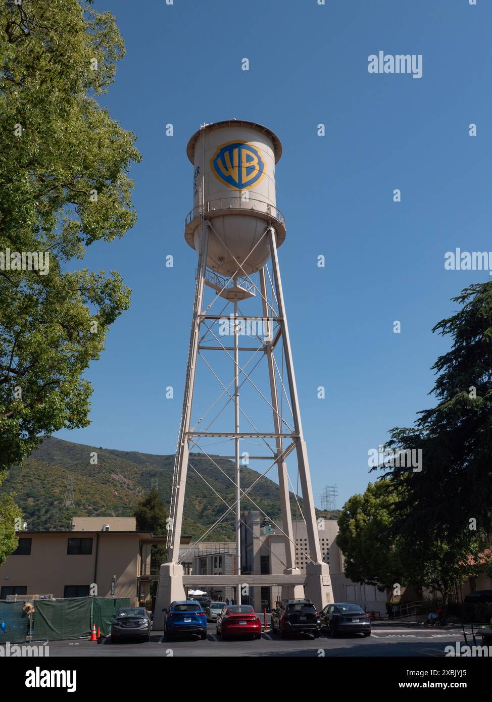 The Warner Bros Studios water tank on the studio production lot in ...