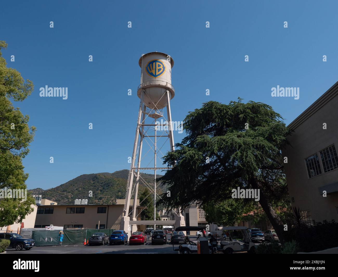 The Warner Bros Studios water tank on the studio production lot in ...