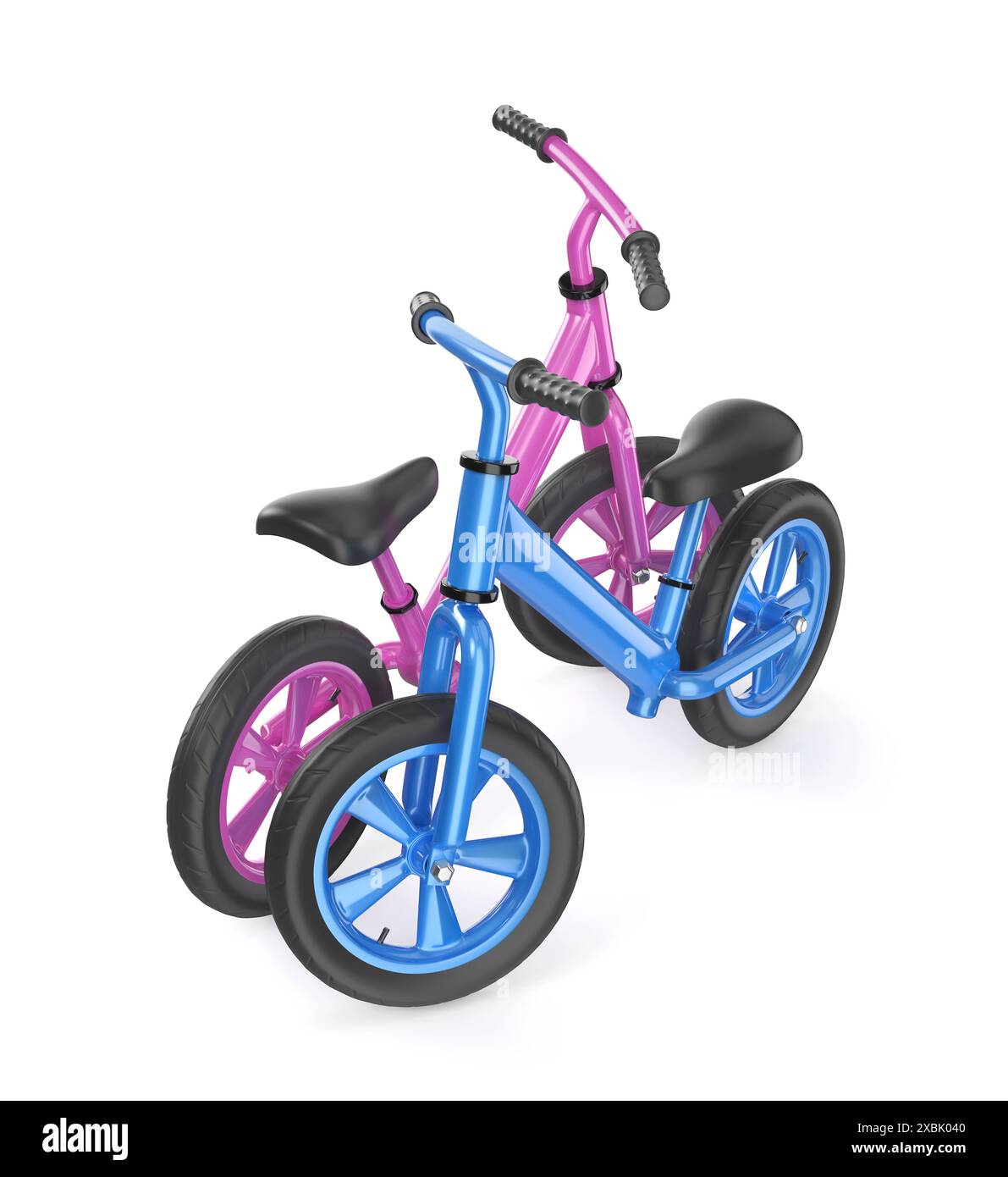Balance bike child bicycle Cut Out Stock Images & Pictures - Alamy