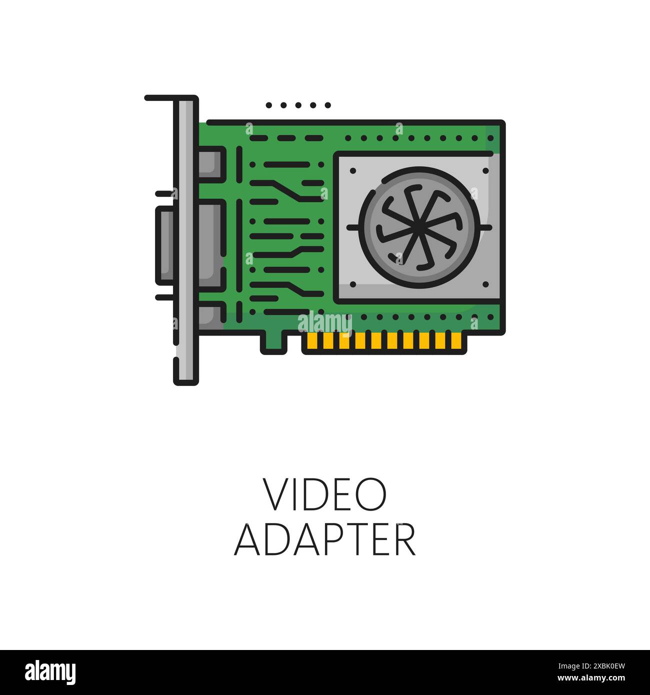 Computer video adapter software hi-res stock photography and images - Alamy