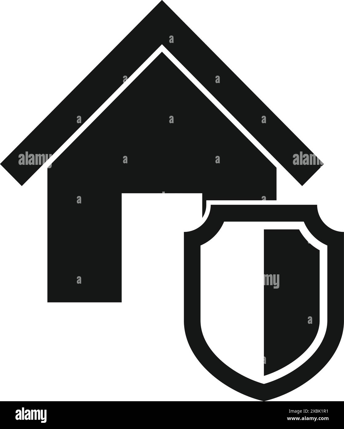 House protected by alarm Stock Vector Images - Alamy