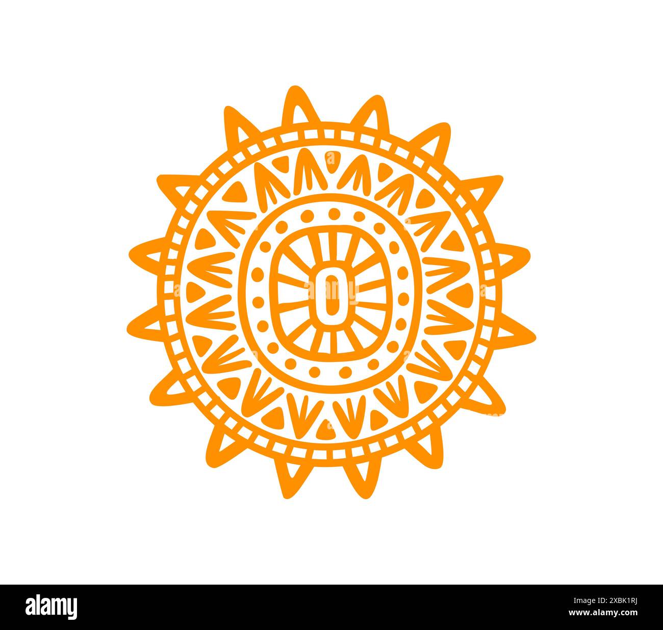 Native American Sun Symbols Tattoo